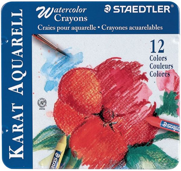 Watercolor Crayon 12-Color Set – Stone Art Supply