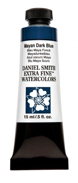 Watercolor 15ml Mayan Dark Blue – Stone Art Supply