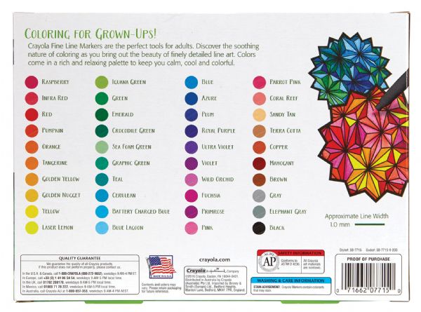 Fine Line Markers 40-Color Set – Stone Art Supply
