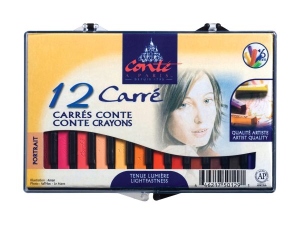 Crayon 12-Color Portrait Set – Stone Art Supply