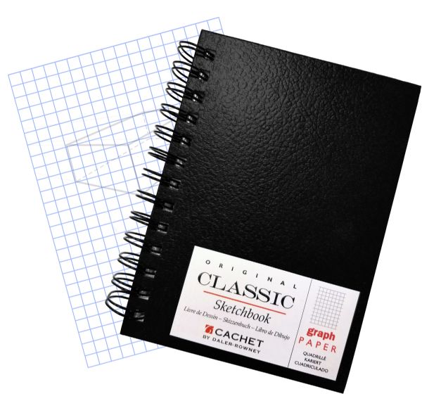 7 x 10 Classic Graph Sketch Book – Stone Art Supply